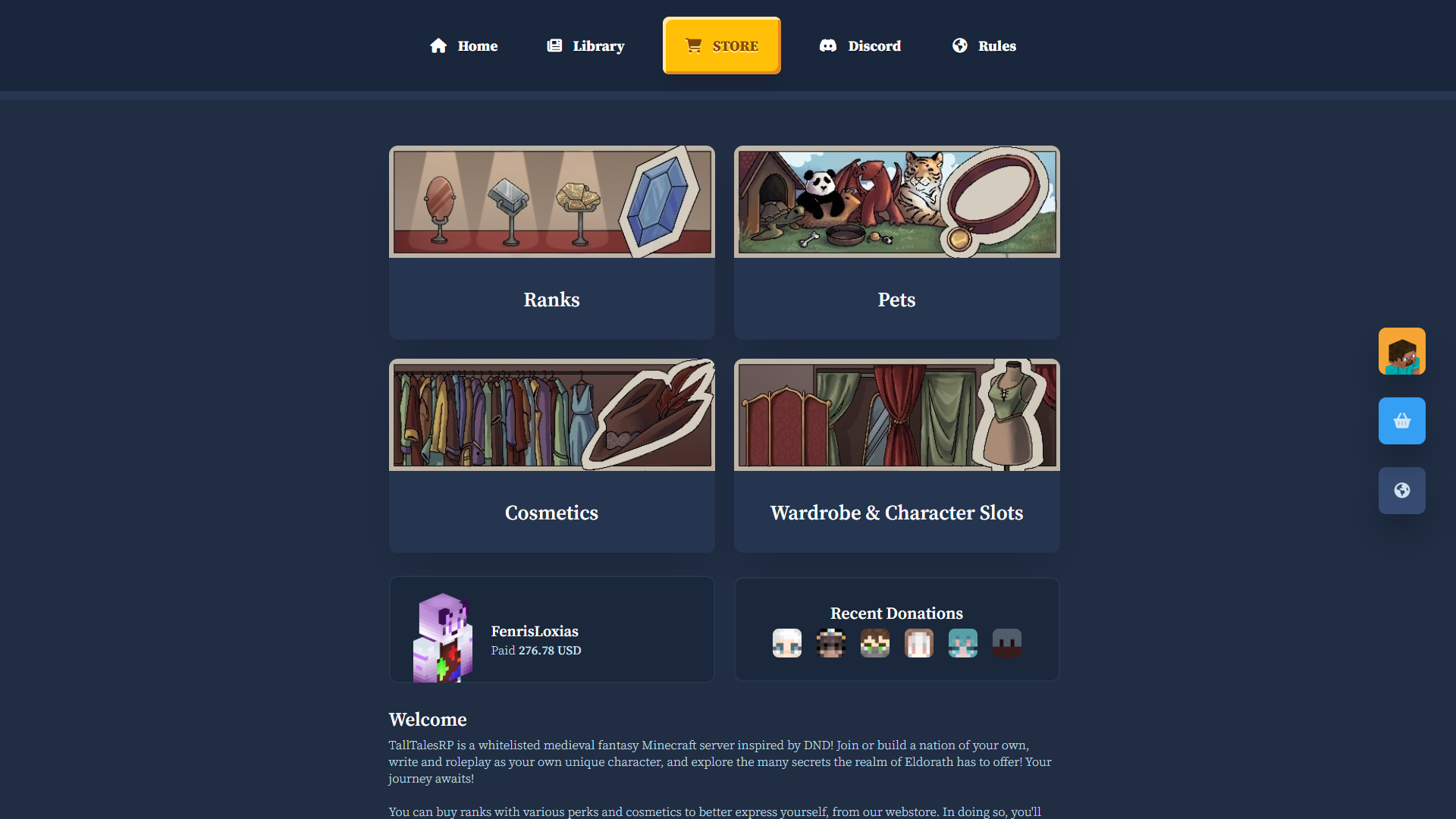 Introducing Our New Store! | TallTalesRP